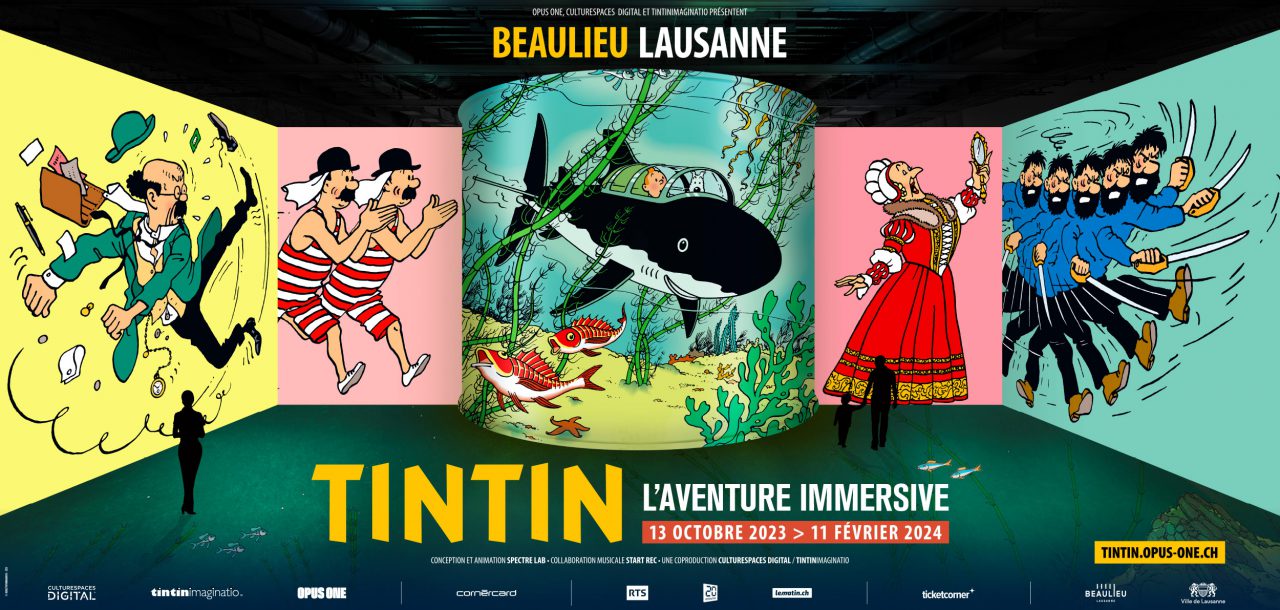 Tintin, l'aventure immersive | Exposition immersive à Lausanne
